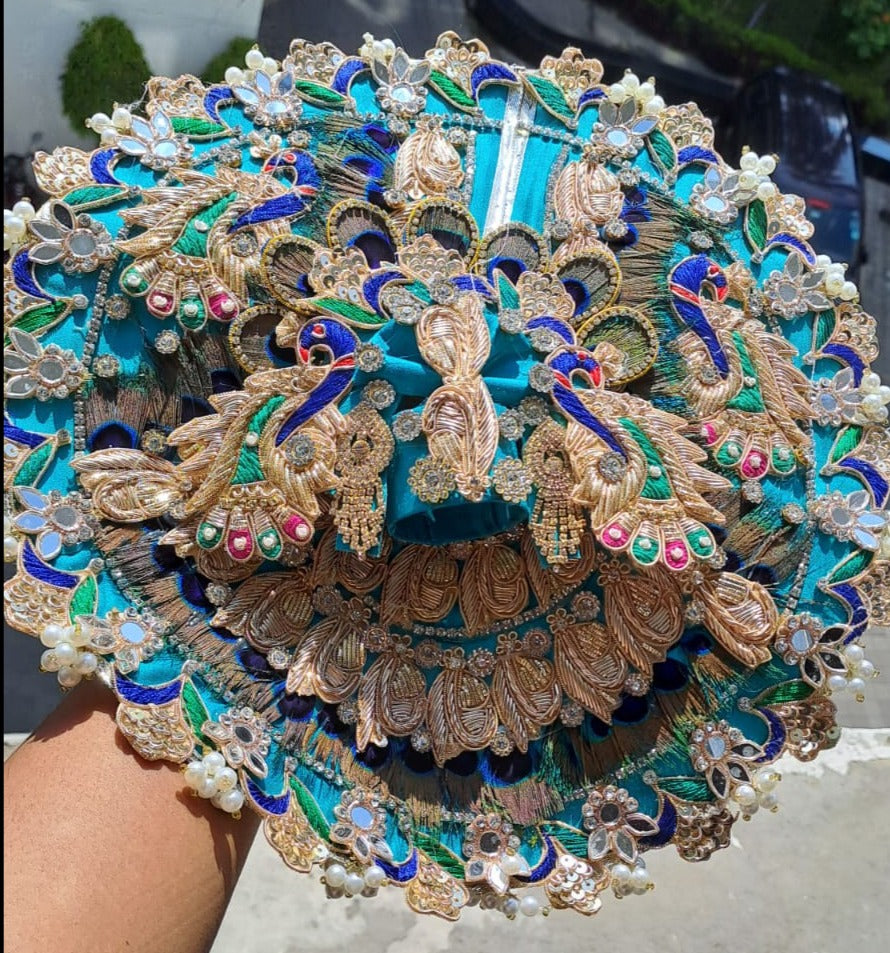 Morpank , Design Heavy Decorated Poshak For Laddu Gopalji -BRIJ001HP ...