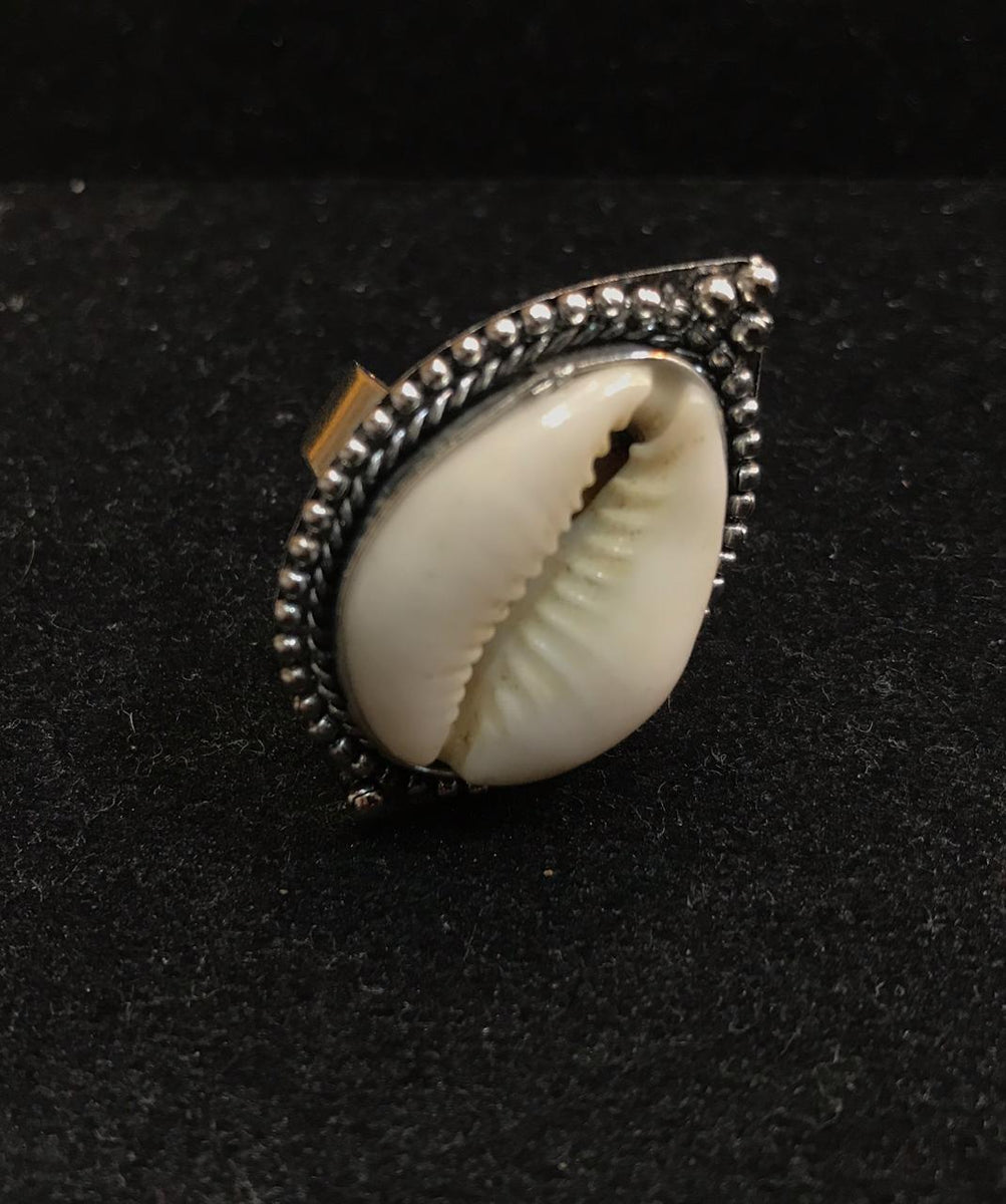 STERLING SILVER CONCH SHELL RING/COWRIE SHELL RING FOR WOMEN -R1700 ...