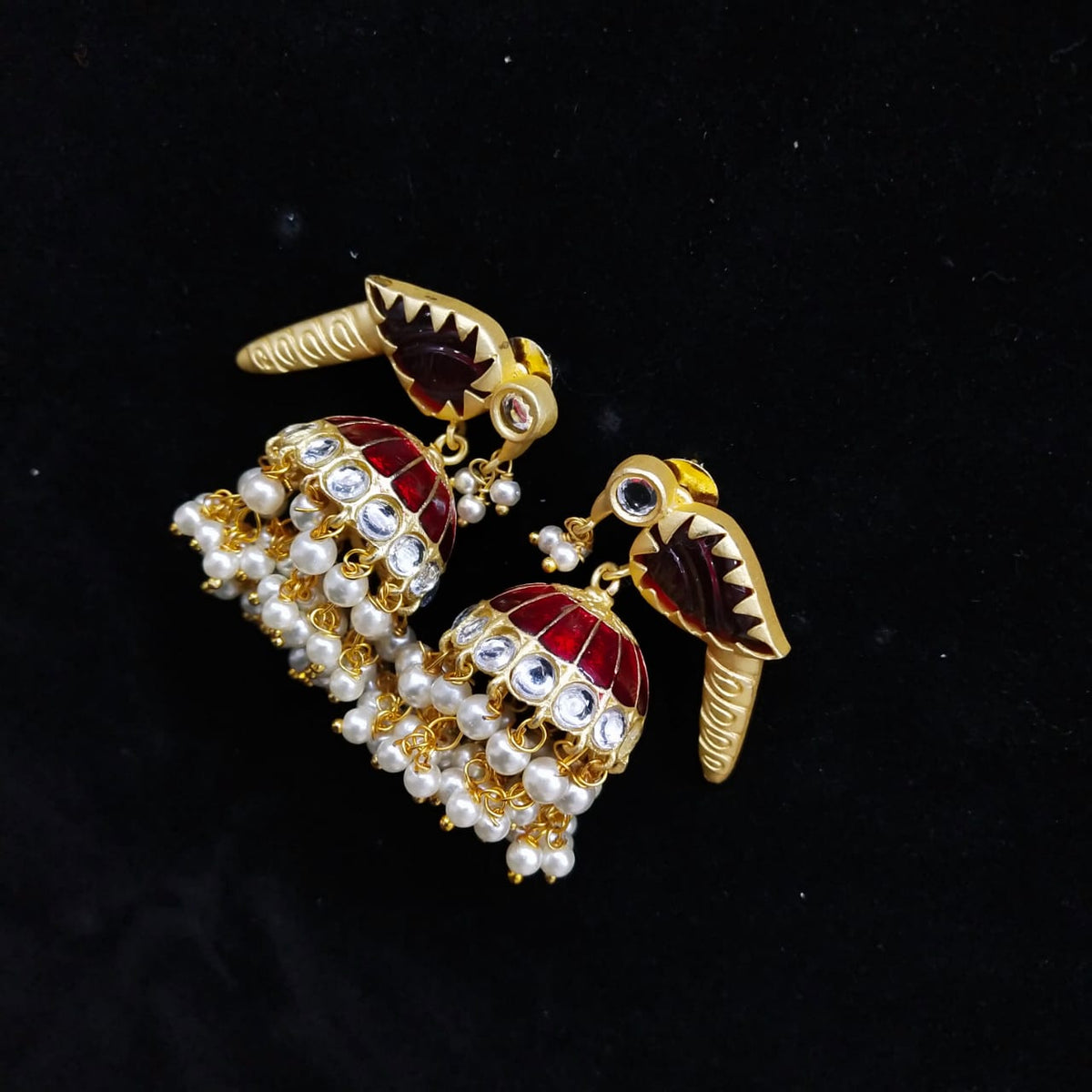 SARA PARROT PEARL JUMKA FOR WOMEN -SARAPJ001 – www.soosi.co.in