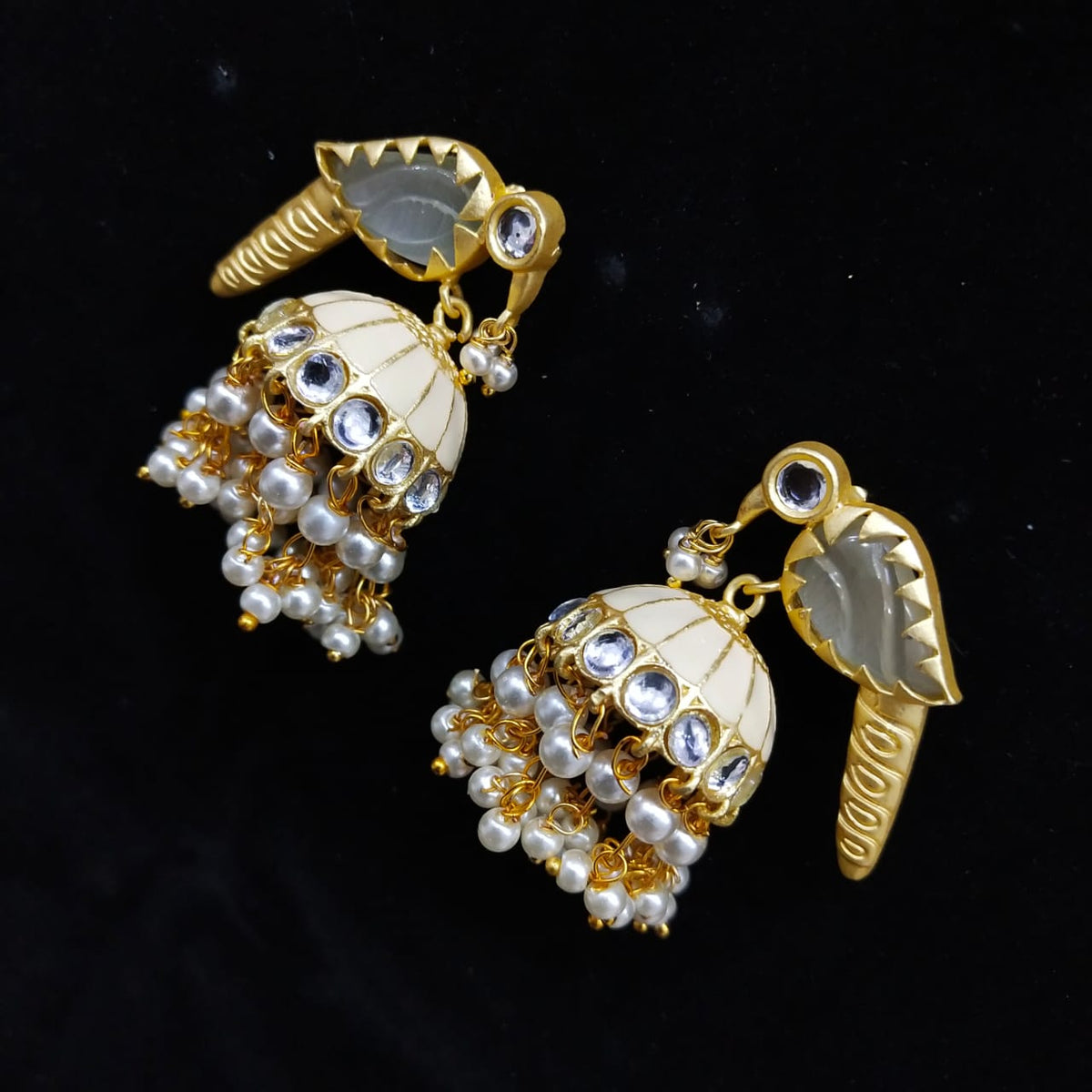 SARA PARROT PEARL JUMKA FOR WOMEN -SARAPJ001 – www.soosi.co.in