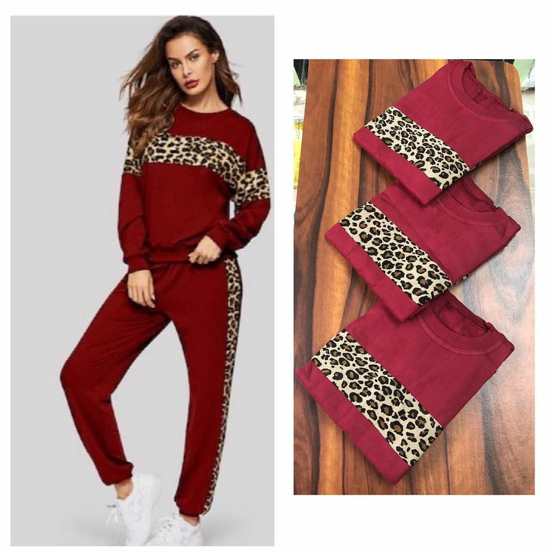 TRENDY SKIN FIT TRACKSUIT FOR WOMEN -SHOSTS001MR – www.soosi.co.in