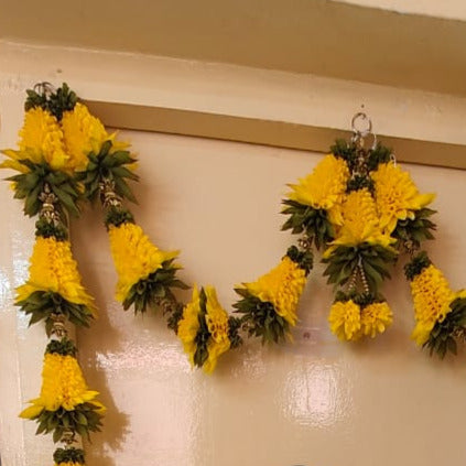 Yellow shade Beautiful flower thomala /Door decoration-SILVAN001TA ...