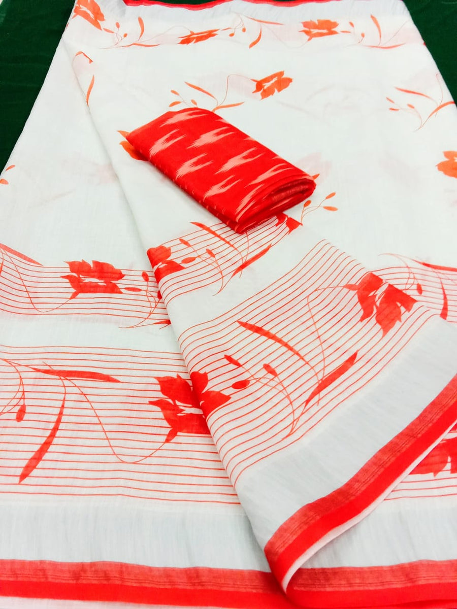 Summer Special Collection Linen Satin Borders Saree – www.soosi.co.in