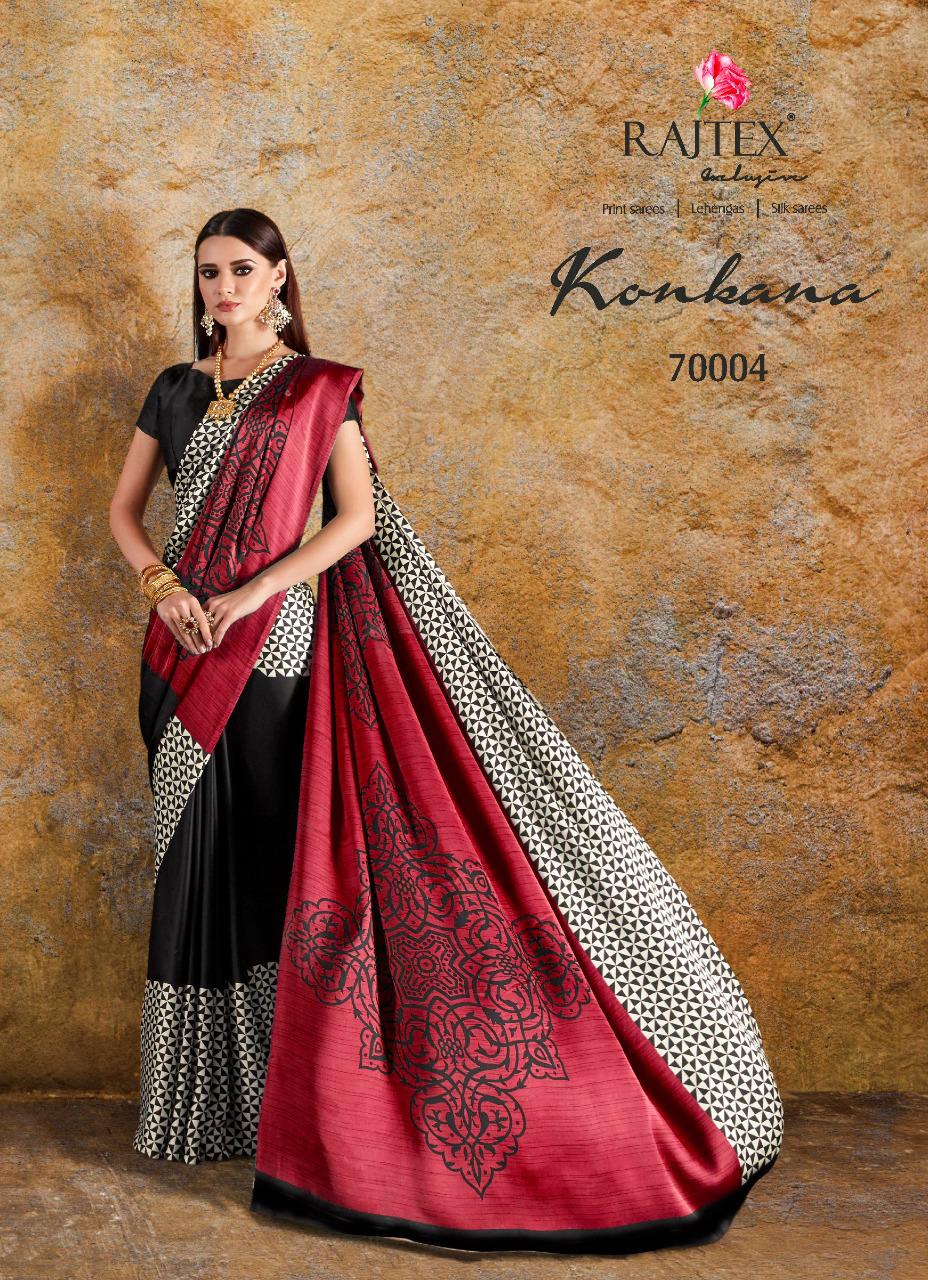 Konkana Japan Satin Saree for women – www.soosi.co.in