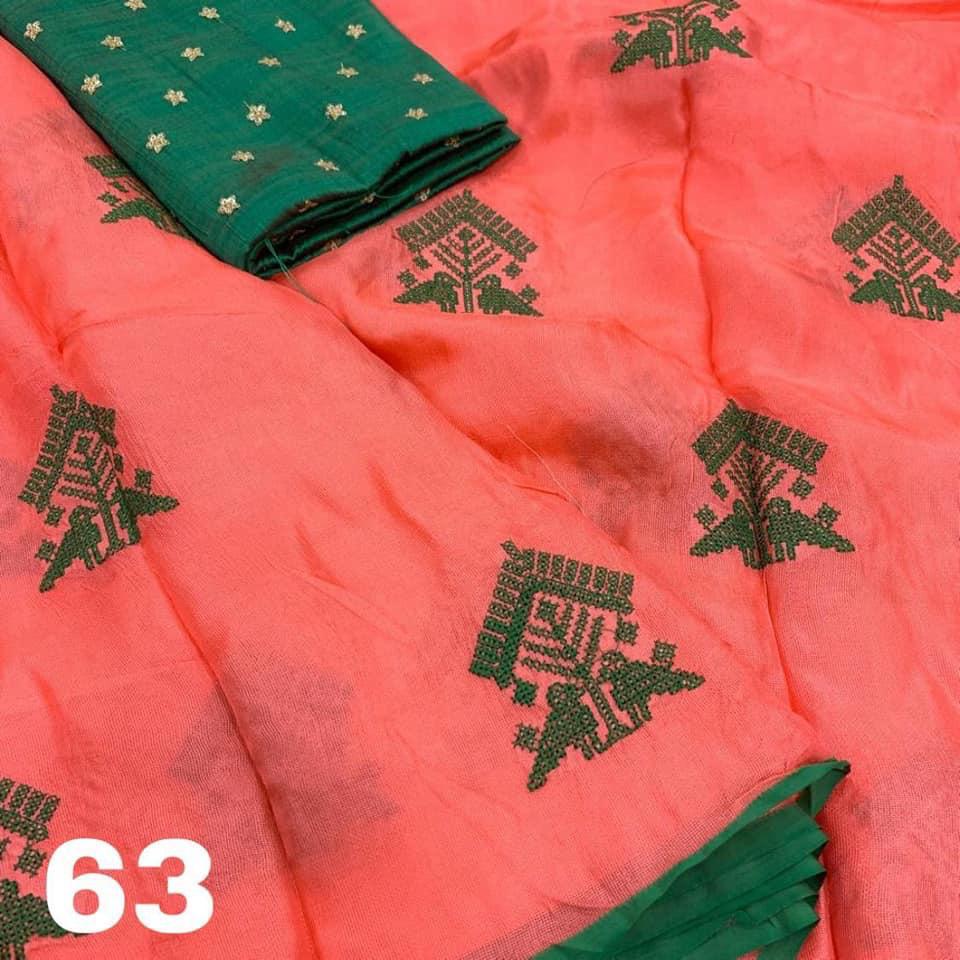 Panchi Saree with blouse – www.soosi.co.in