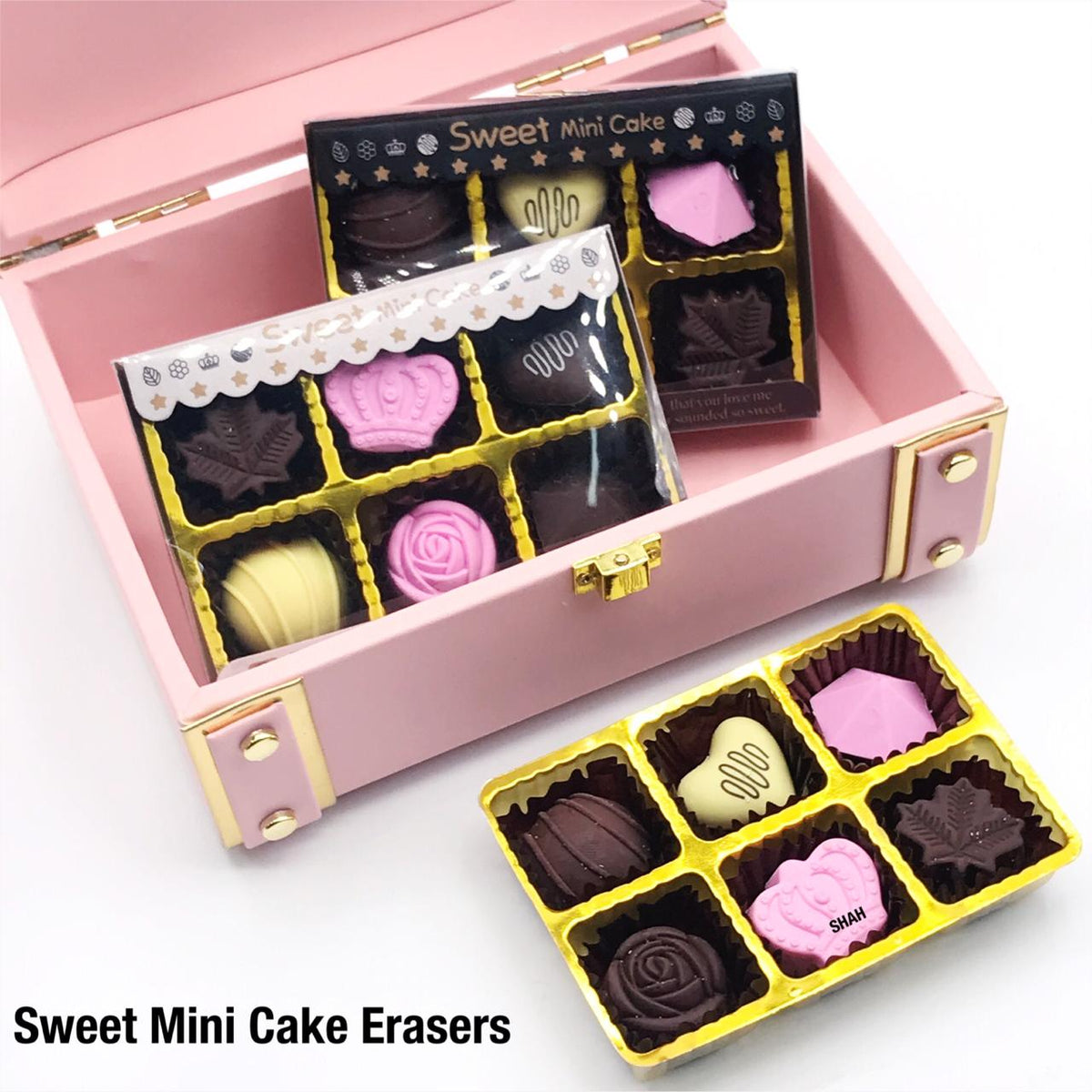 PACK OF 6 MINI CAKE ERASER SET FOR KIDS – www.soosi.co.in